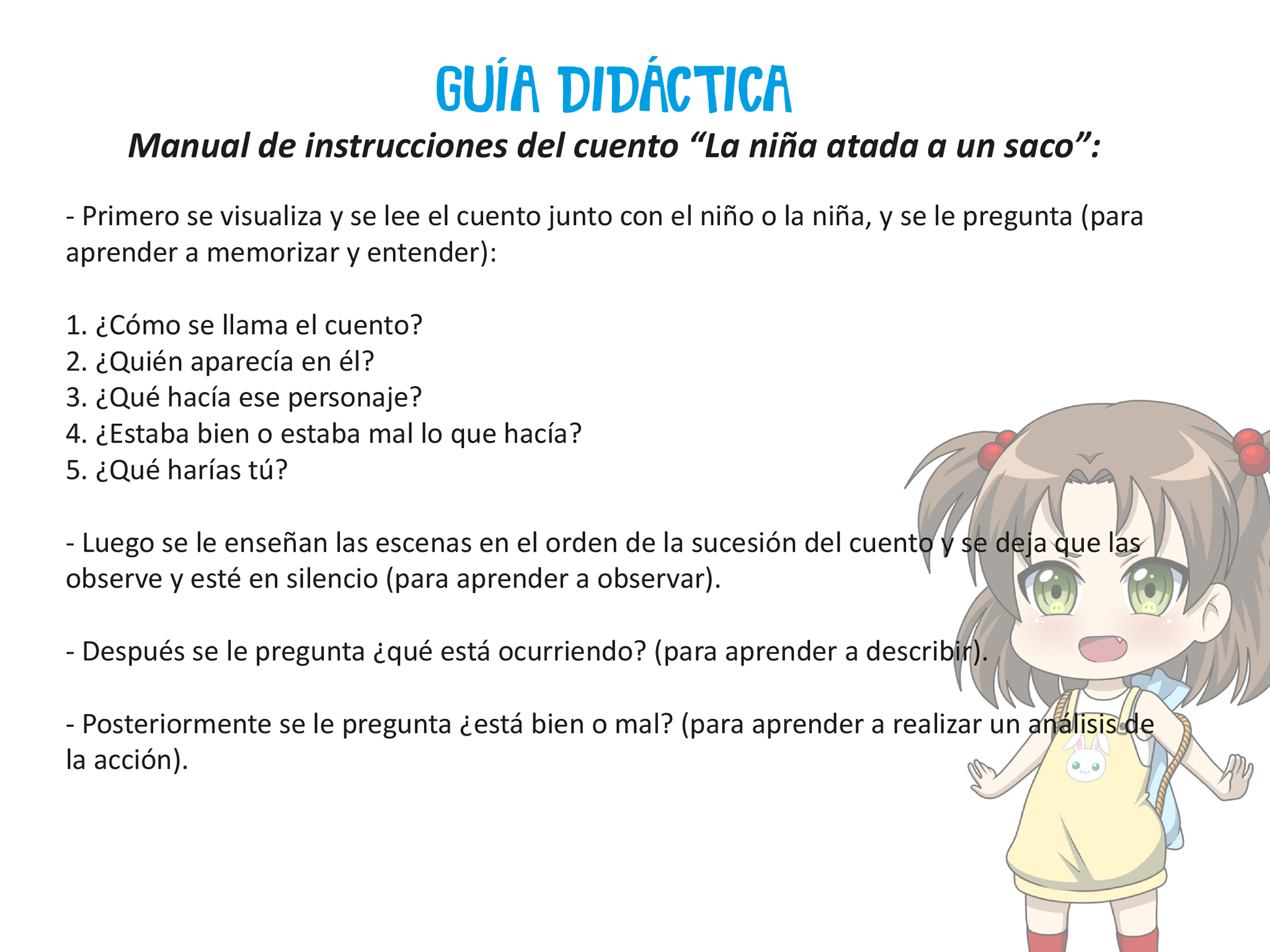 La Niña Atada a un Saco - Broadcasting Comics